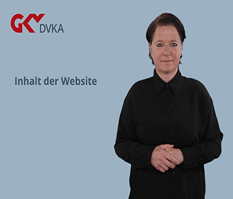 Informationen in Deutscher Gebärdensprache (DGS) - GKV-Spitzenverband, DVKA